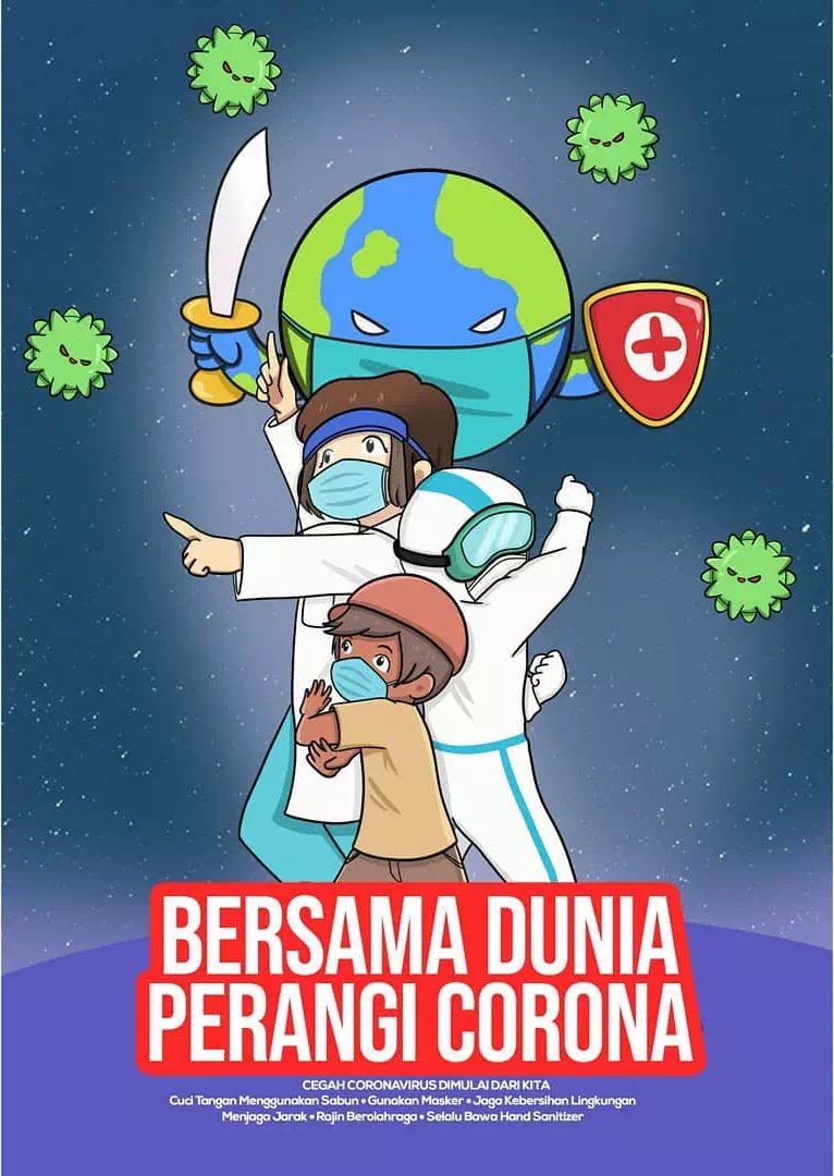 13+ Contoh Poster Covid-19 - Newbie Master