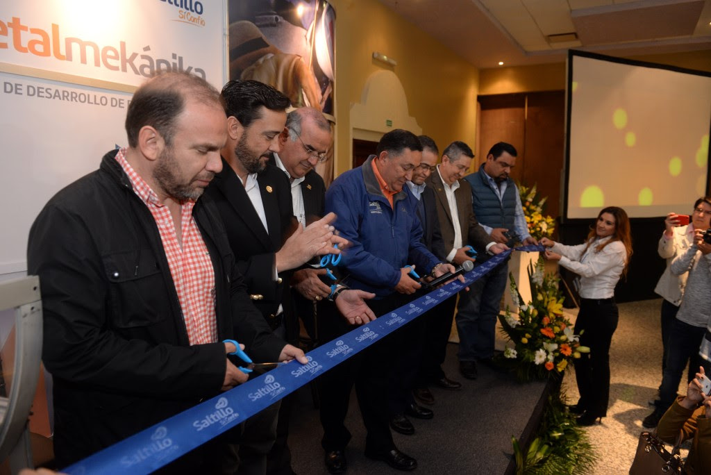 Desarrollo Económico Saltillo: Inaugura Isidro Metalmekánika 2015