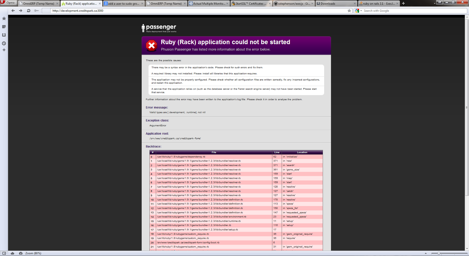 Ruby On Rails Apache Deployment