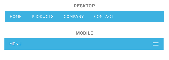 Cara Membuat Navigasi Menu Responsive Keren untuk Blogger > Contoh Blog