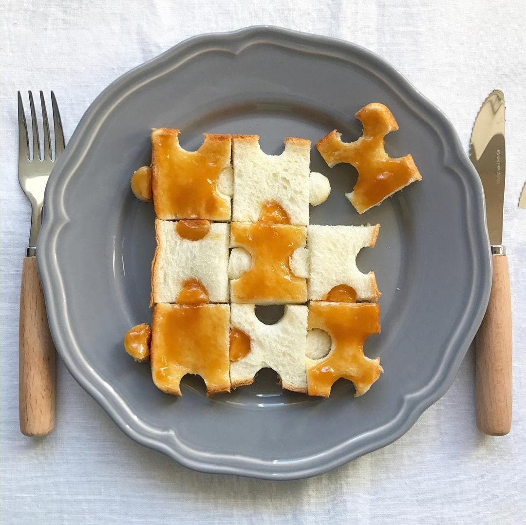 Comel Sungguh 15 Seni Atas Roti Putih Yang Dijadikan Seperti Lukisan