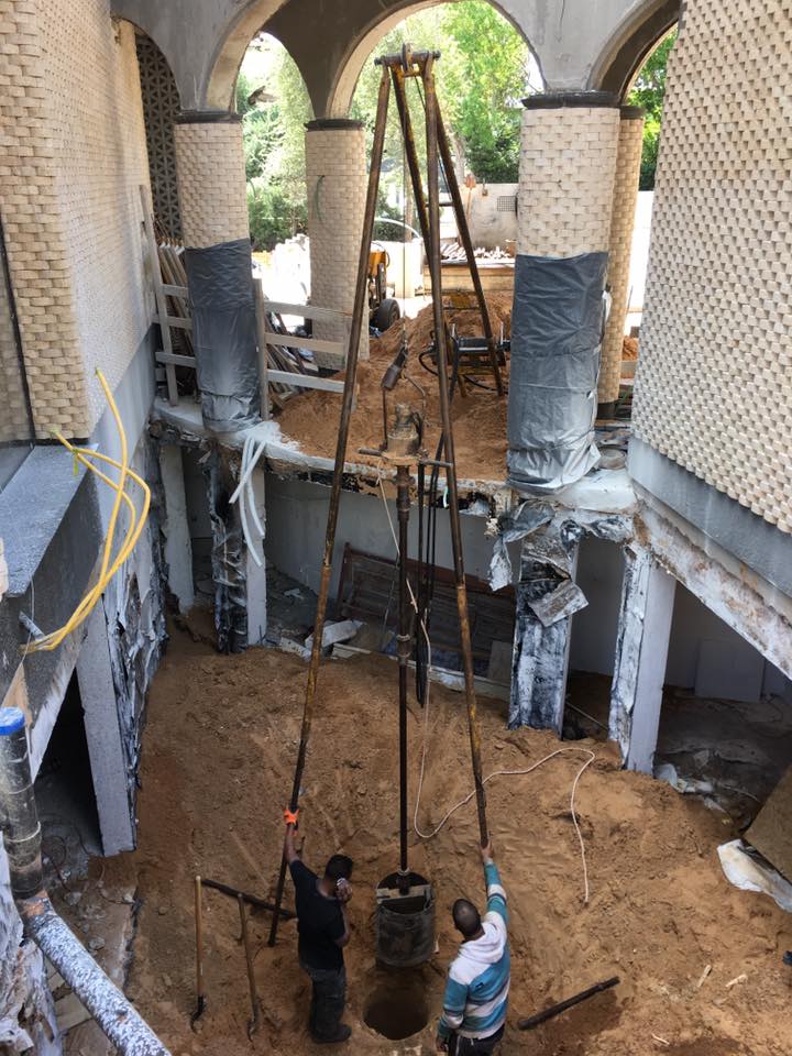 digging piles in hard-to-reach areas - the CEngineer PEDIA