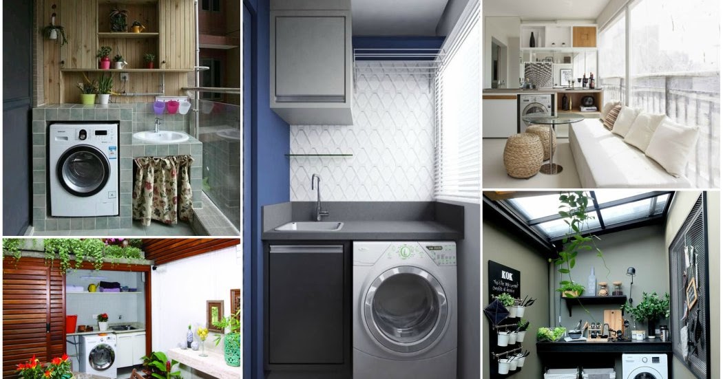 OUTSIDE WASHROOMS HOW TO DECORATE AND ORGANIZE THE OUTSIDE LAUNDRY