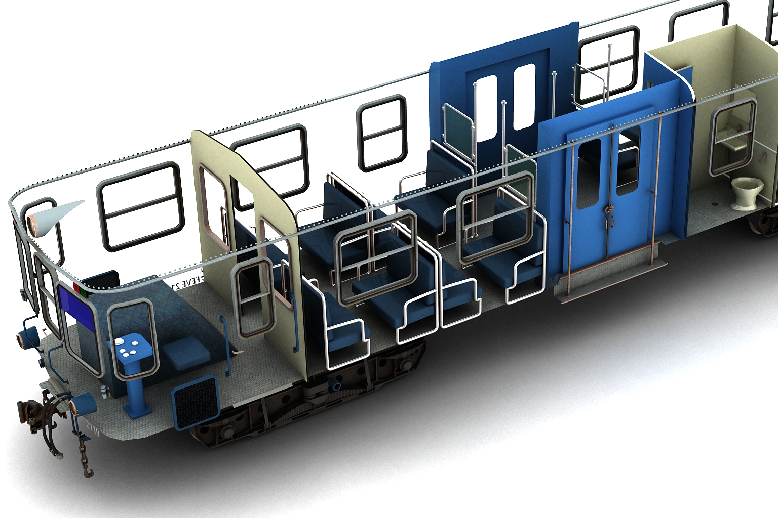 Trainzportu: FEVE Serie 2100 interiores