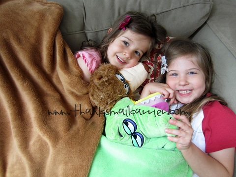 Thanks, Mail Carrier | Cuddly Blanket + Cute Puppet = CuddleUppets {Review}