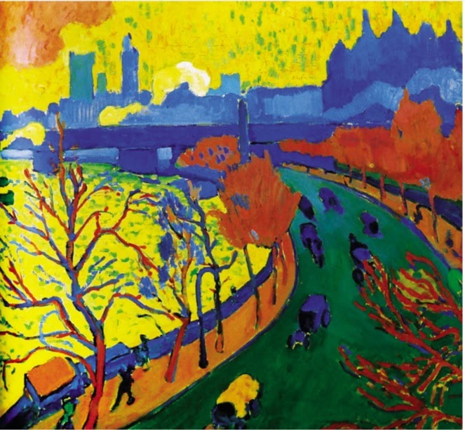 Plastyka: Fowizm. Portret kolegi w barwach nierzeczywistych.