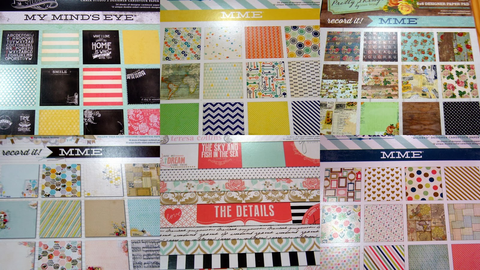 Las Casitas de Papel: Nuevas Colecciones Primavera : Basic Grey y MME