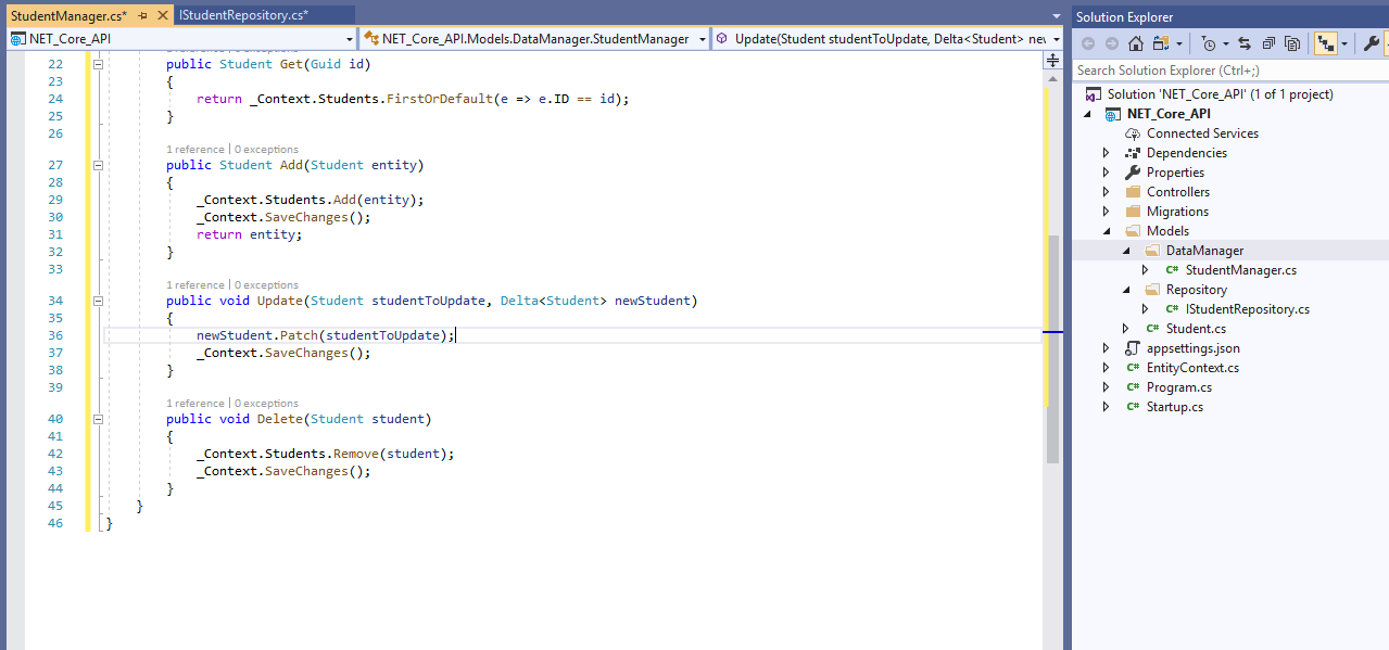 CRM HUB: Create OData API with Entity FrameWork Code first Approach in ...