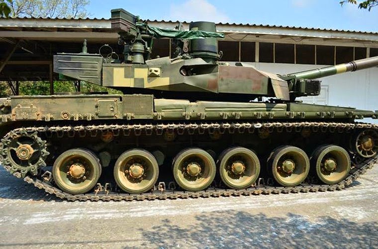 DEFENSE STUDIES: Interior of T-84 Oplot MBT of the Royal Thai Army