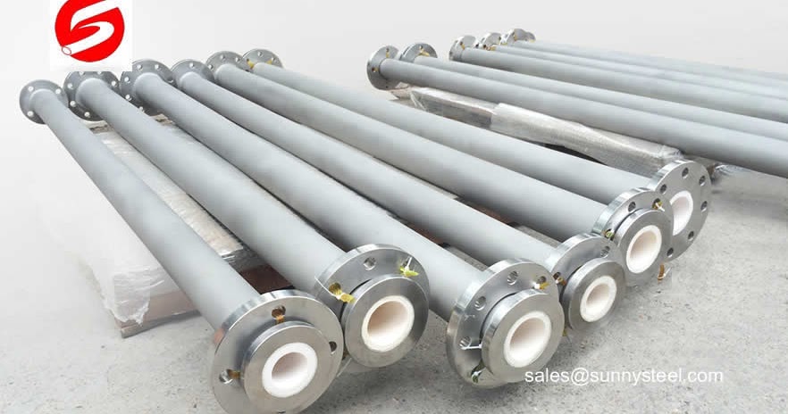 Ceramic sleeve lined Pipe