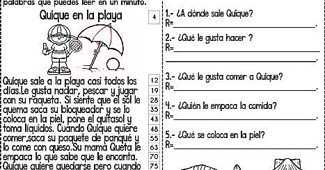 Mi escuelita : QUIQUE EN LA PLAYA