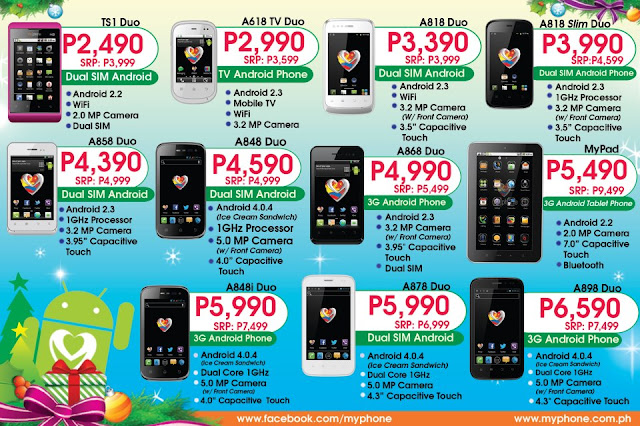 My Phone Christmas Promo | PROMO and BUDGET