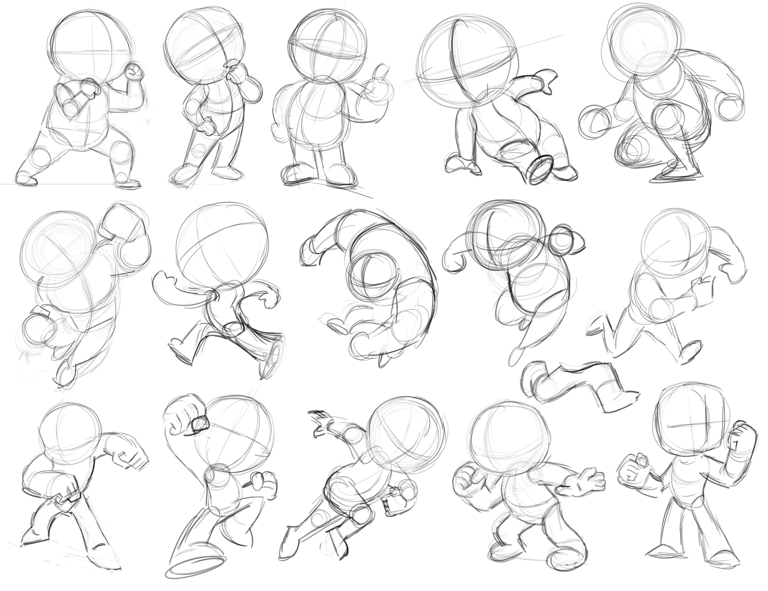 Learning drawing principles: poses