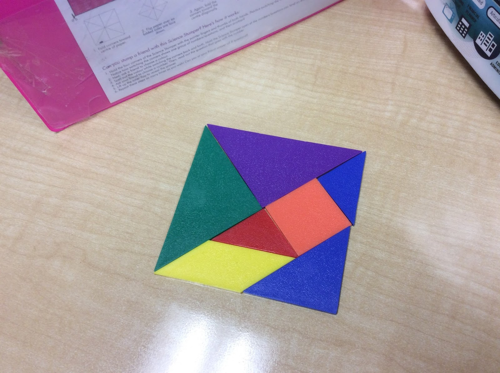 Ms Rashid: Investigating Fractions using tangrams #1