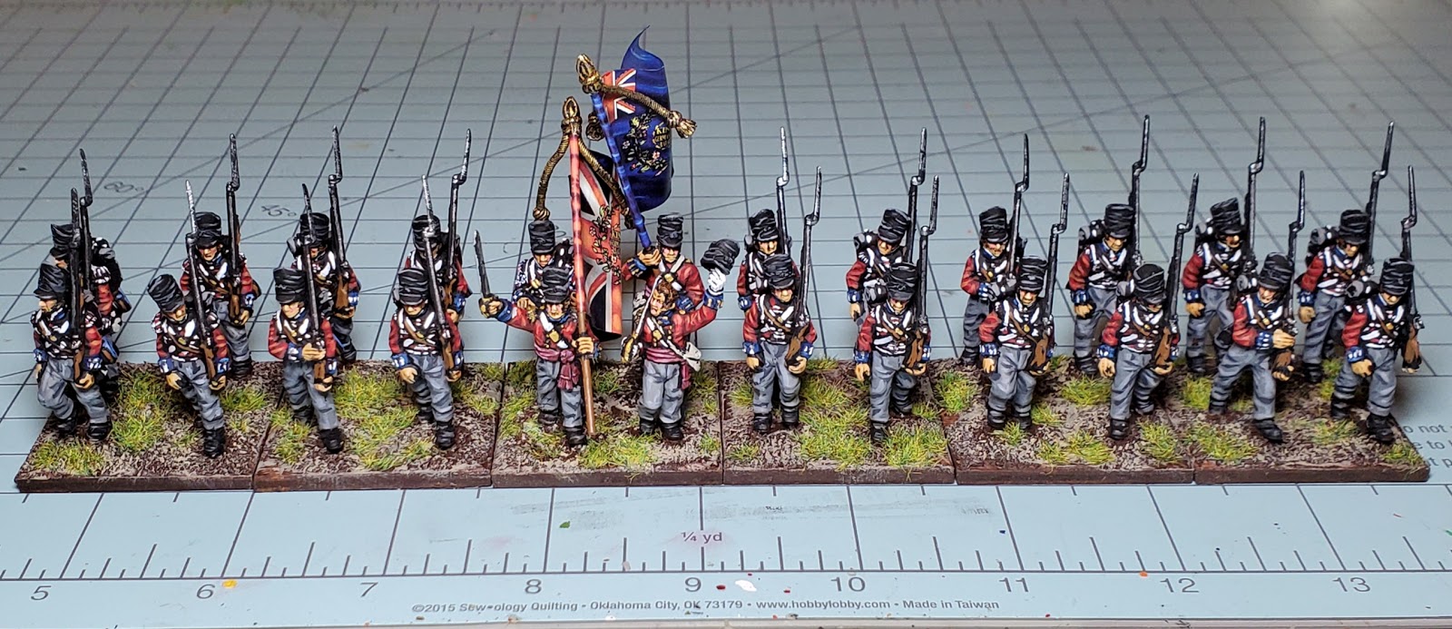 WAB Corner: King's German Legion Line Infantry - Warlord Games Waterloo ...