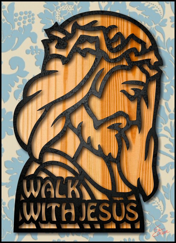 Scrollsaw Workshop Walk With Jesus Scroll Saw Pattern