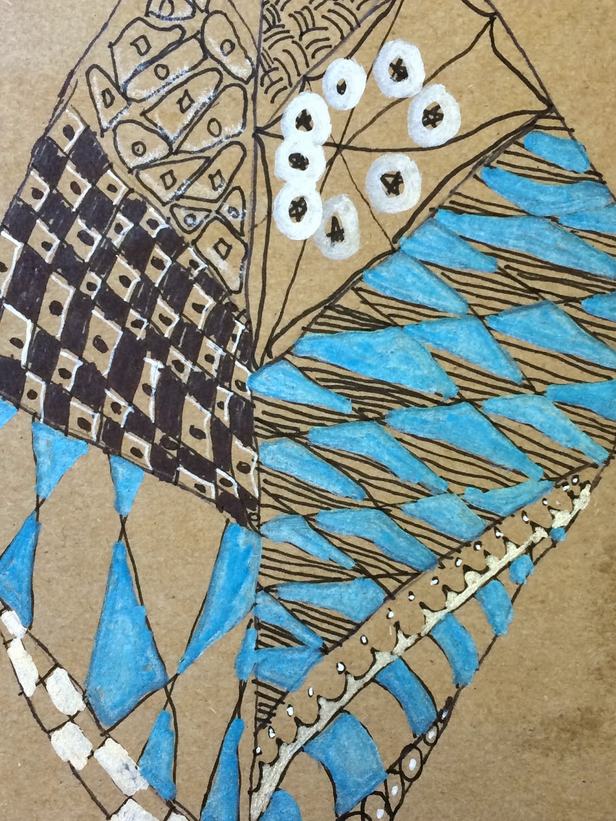 Artsy Miss Hatch: Two Pins, One Lesson. Fourth Grade Zentangles.