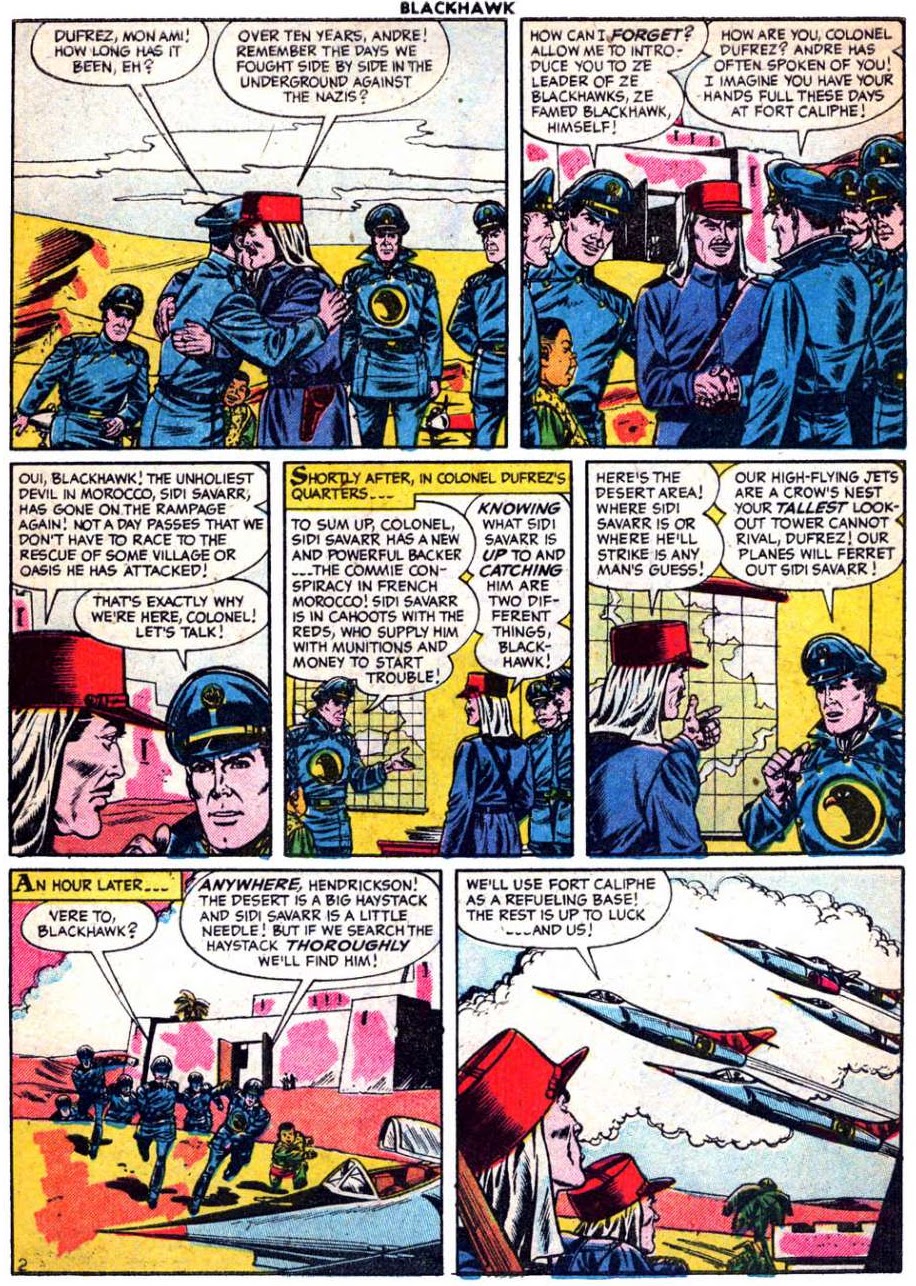 The Comic Book Catacombs: Blackhawk in "The Master of Treachery ...