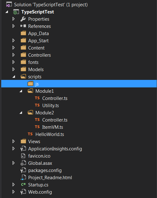 TypeScript - keeping compiled files in a separate directory