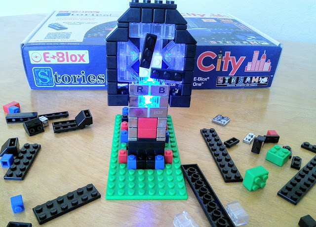 I received a building set from E-Blox to facilitate this post.