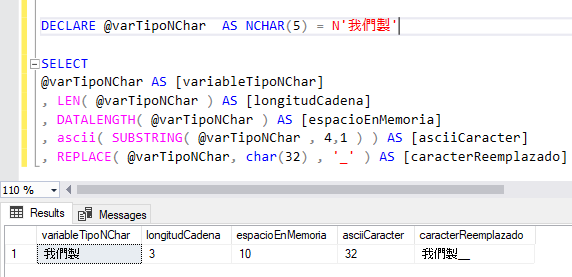 Ligth Knight: Diferencia entre CHAR , VARCHAR, NCHAR y NVARCHAR SQL SERVER. Por que no usar ...