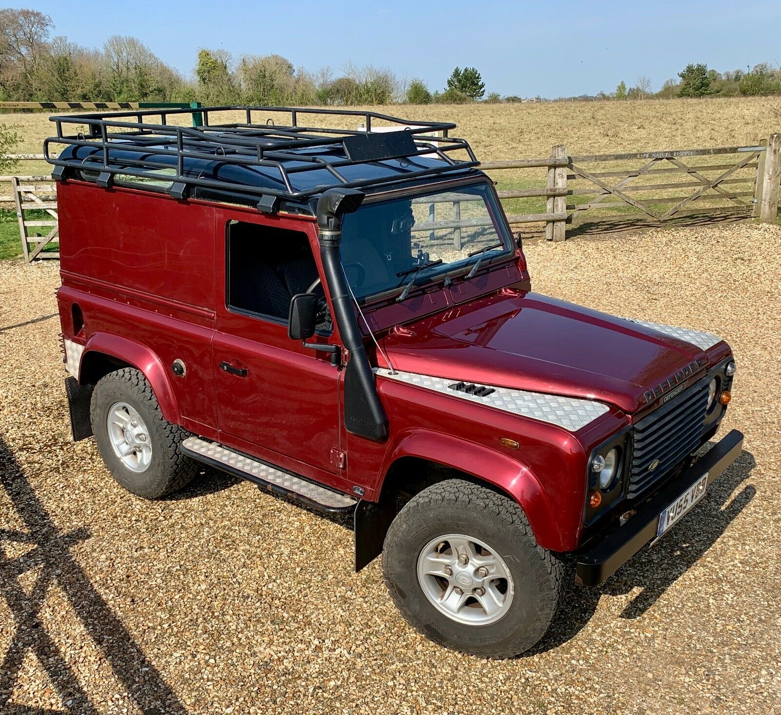 Landrover Defender: Land Rover Defender 90 TD5 County Hard Top, 2005 55 reg