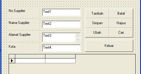 All About VB: Cara Membuat Form Data Input Lengkap dengan Tombol Tambah ...