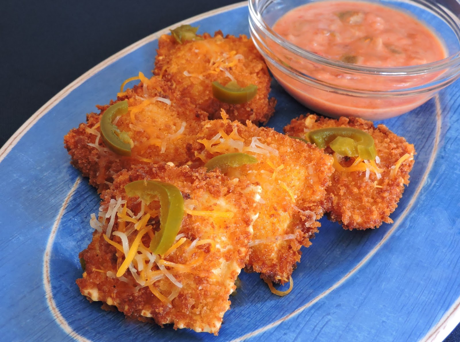 Toasted Mexican Ravioli - Who's ready for some Football Food