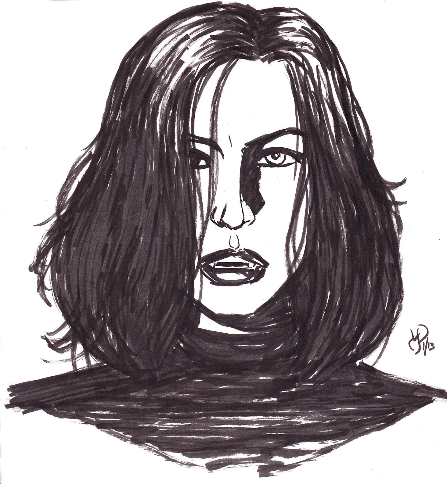 THE COMIC ART ALLIANCE: Selene from Underworld