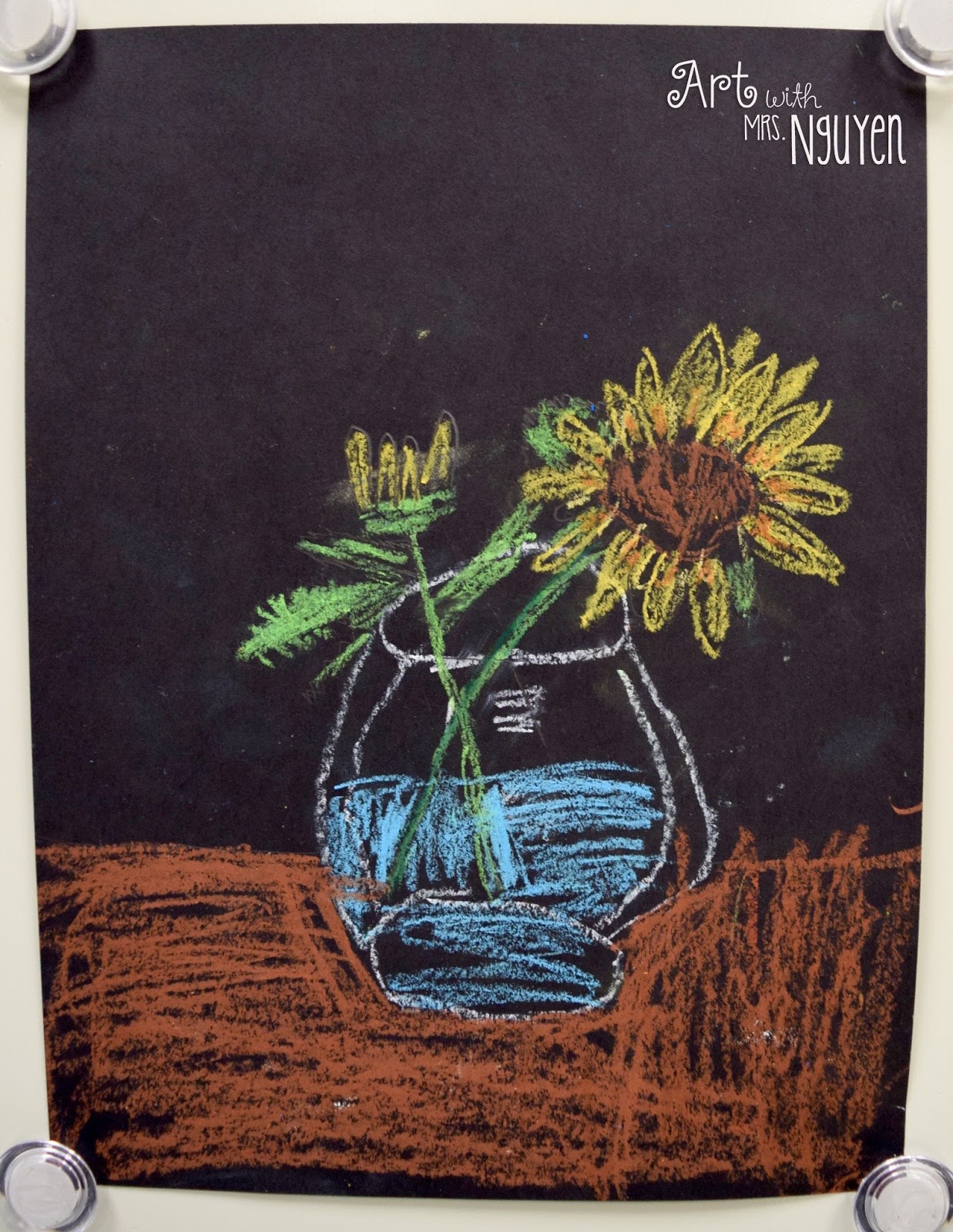 Van Gogh Sunflower Drawings (2nd) | Art with Mrs. Nguyen