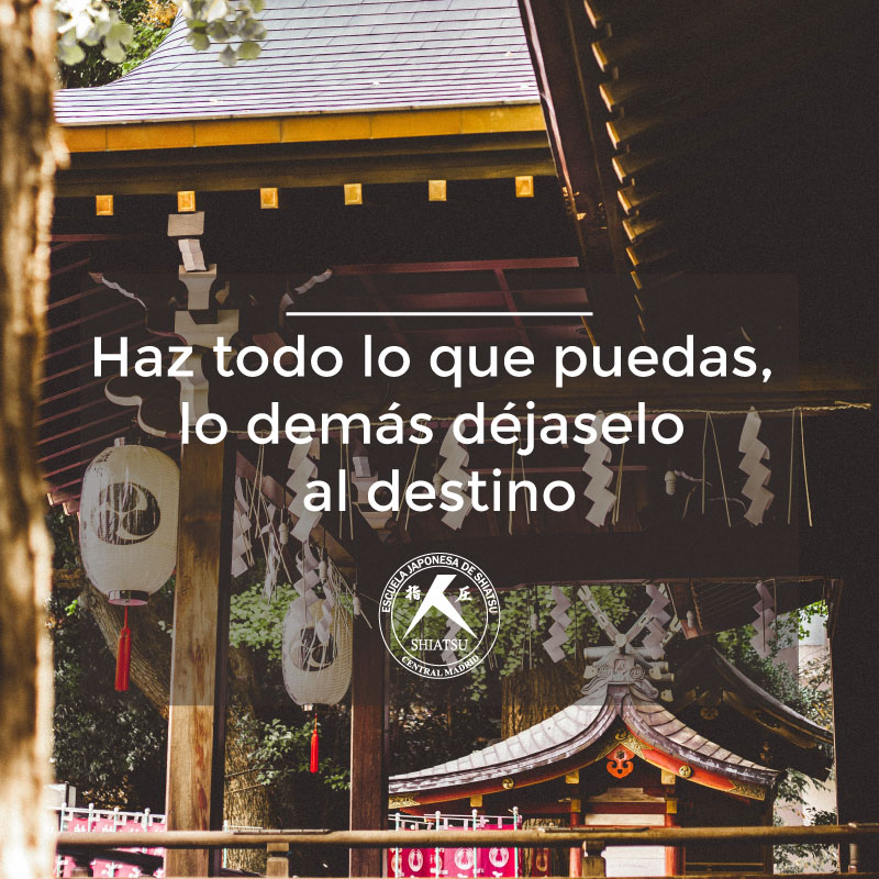 Proverbio Japonés | Escuela Japonesa de Shiatsu