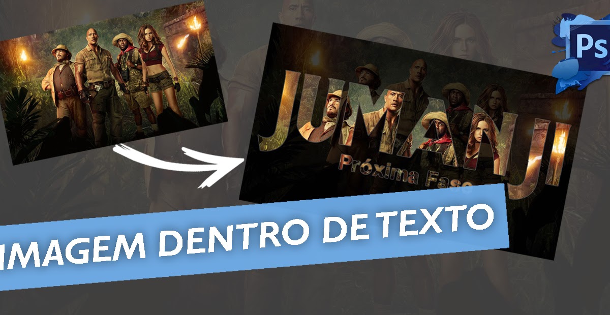 Colocar Imagem dentro de Texto com o Photoshop
