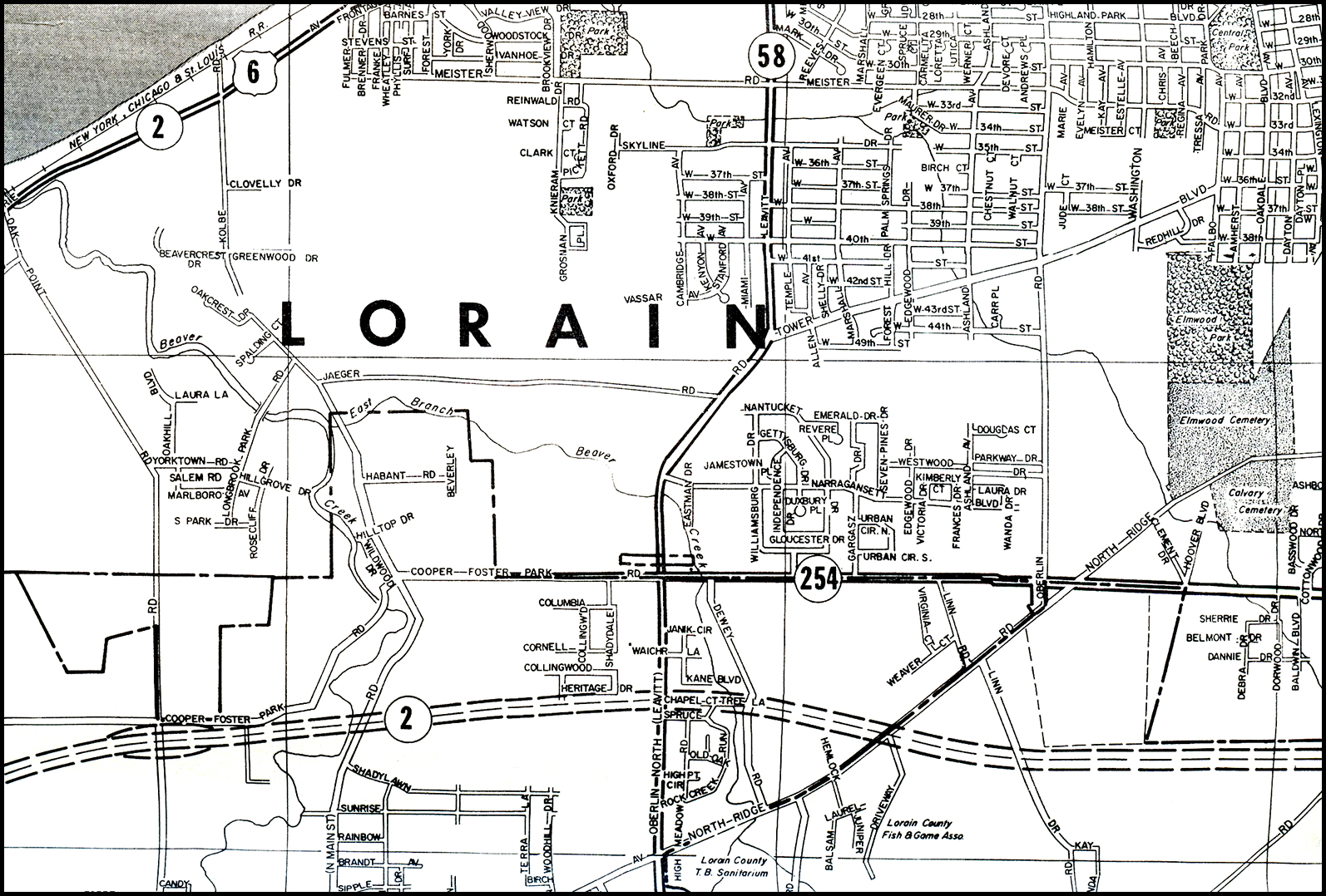 Brady's Bunch of Lorain County Nostalgia: Route 254: Where Will It End?
