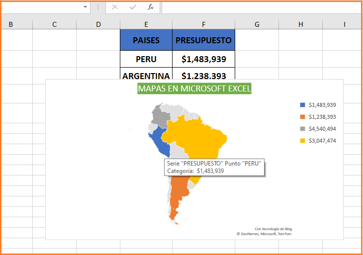 Hablamos Excel: Crear mapas en Microsoft Excel