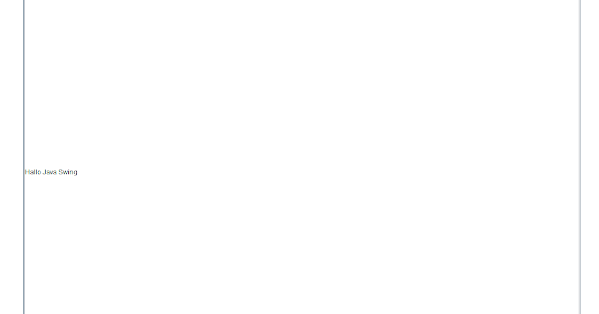 Creating Chat Frame In Java Swing