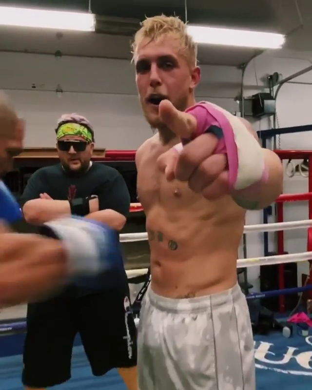 Alexis_Superfan's Shirtless Male Celebs: Jake Paul shirtless IG video