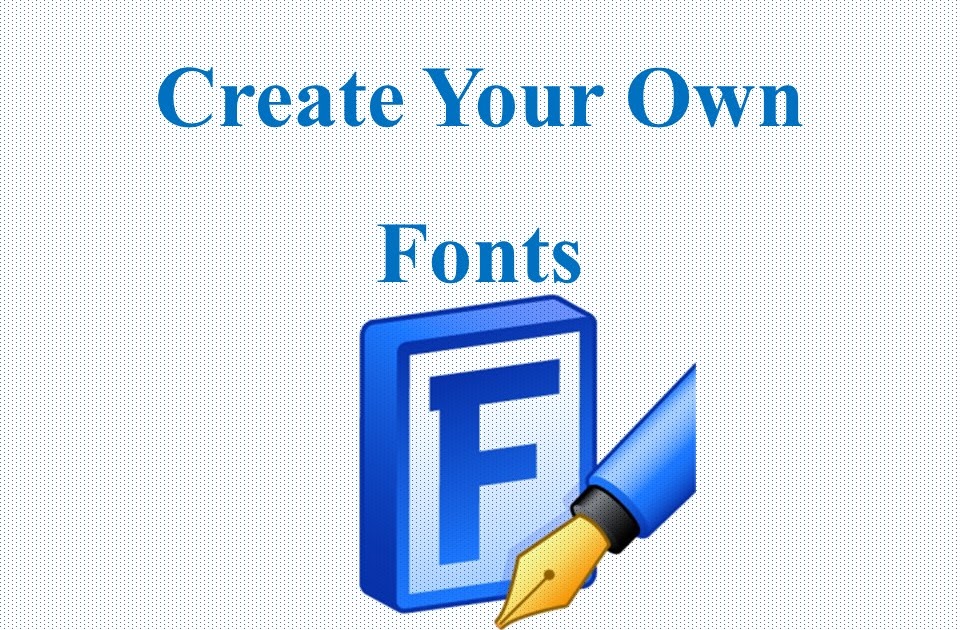 How to create your own fonts style step by step