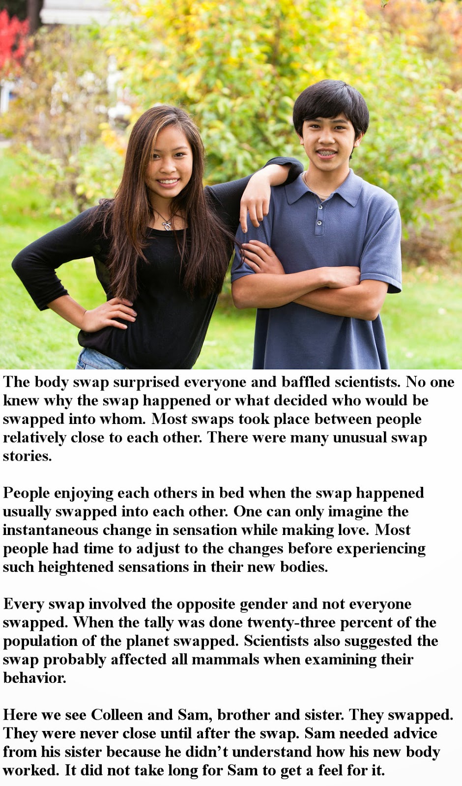 Krazy Kay's TG Captions and Swaps: Sister's Footsteps