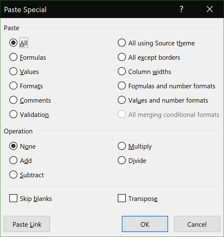 Paste Special Excel - ExcelManiacs