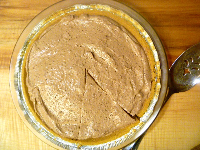 Slice of Southern: Easy Double Chocolate Ice Box Pie