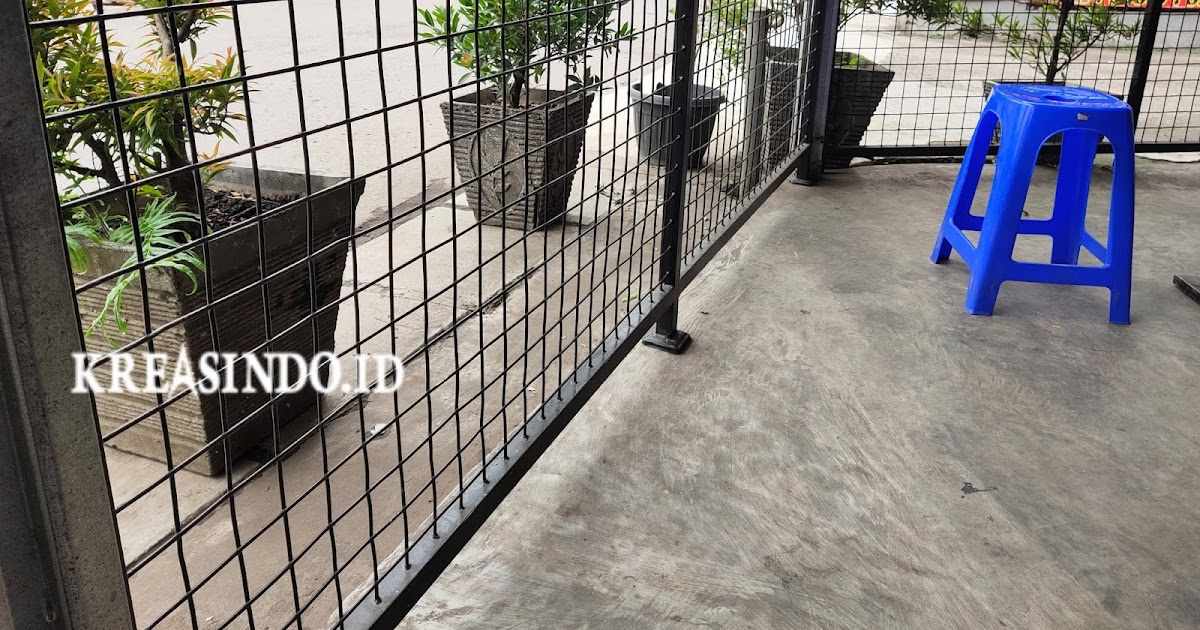 Model Pagar Besi Ram model Industrial yang di Minati dan Cocok untuk ...