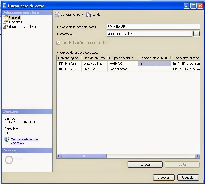Aprende y Comparte SQL: Creación de Base de Datos SQL SERVER