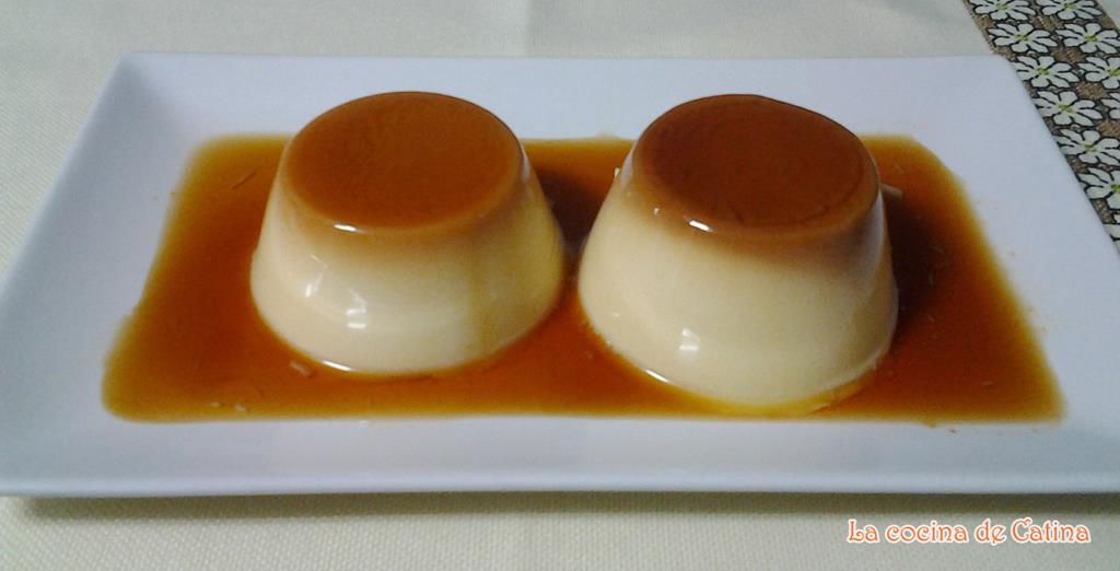 Flan royal con huevo - La cocina de Catina