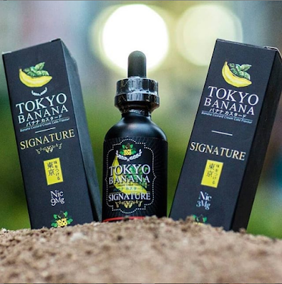 Review dan Harga Liquid Tokyo Banana Signature By Vapezoo - VAPE RAKYAT