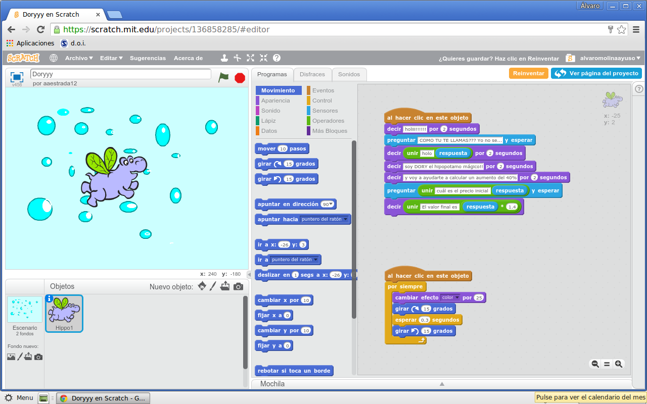 Competencias clave con Scratch: Actividades realizadas en el IES ...