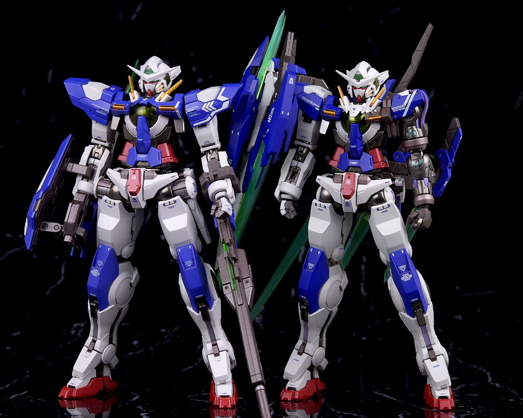 Review of METAL BUILD Gundam Exia Repair IV (Exia R4) Comparing with ...
