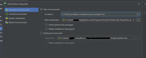 PyCharm Version Control: Checkout new project