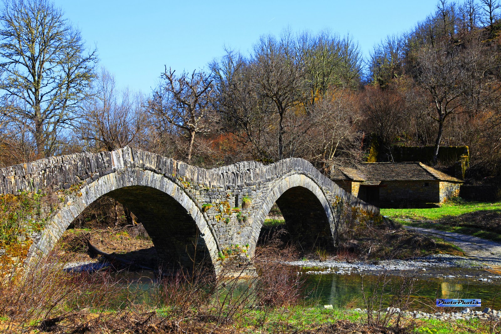Photos and videos of Greece Φωτογραφίες Ελλάδας: * Πέτρινα γεφύρια της ...