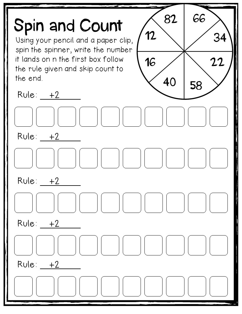 Joyfully Teaching: Make your Masterpiece - Skip Counting Print and Go
