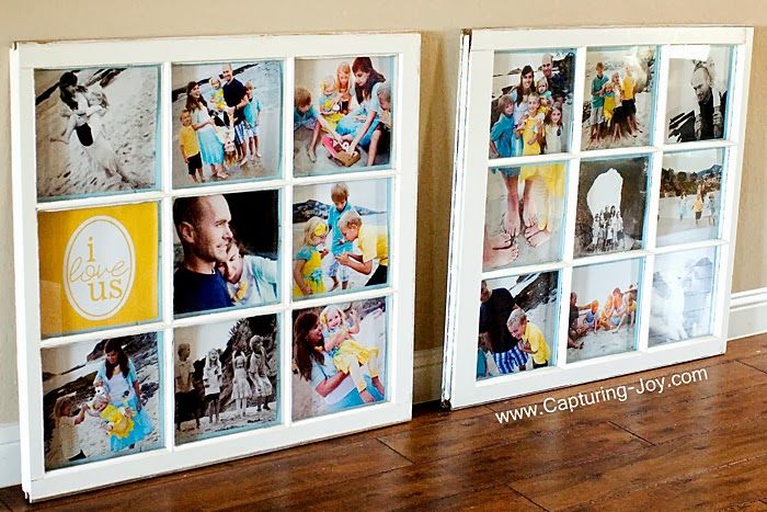 Wonky Patchwork: Window Photo Frame Project